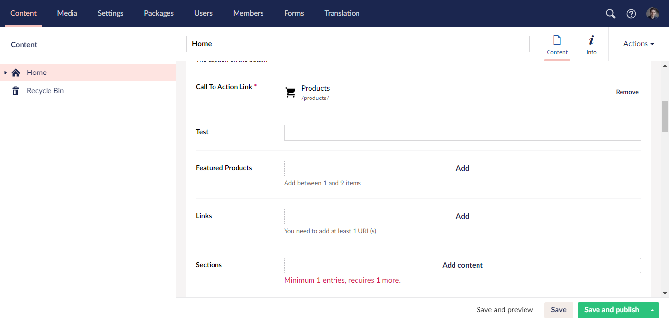 Block list editor shows validation error on init · Issue #9351 · umbraco/Umbraco-CMS · GitHub