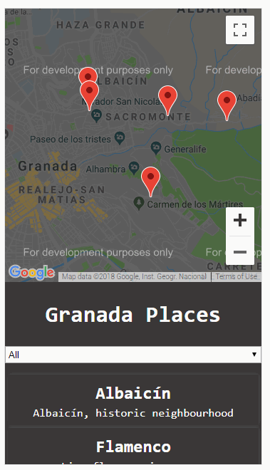 GitHub - Syknapse/map-react-fend: A map that displays various locations ...
