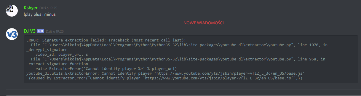 Bot can't launch · Issue #1177 · Just-Some-Bots/MusicBot · GitHub