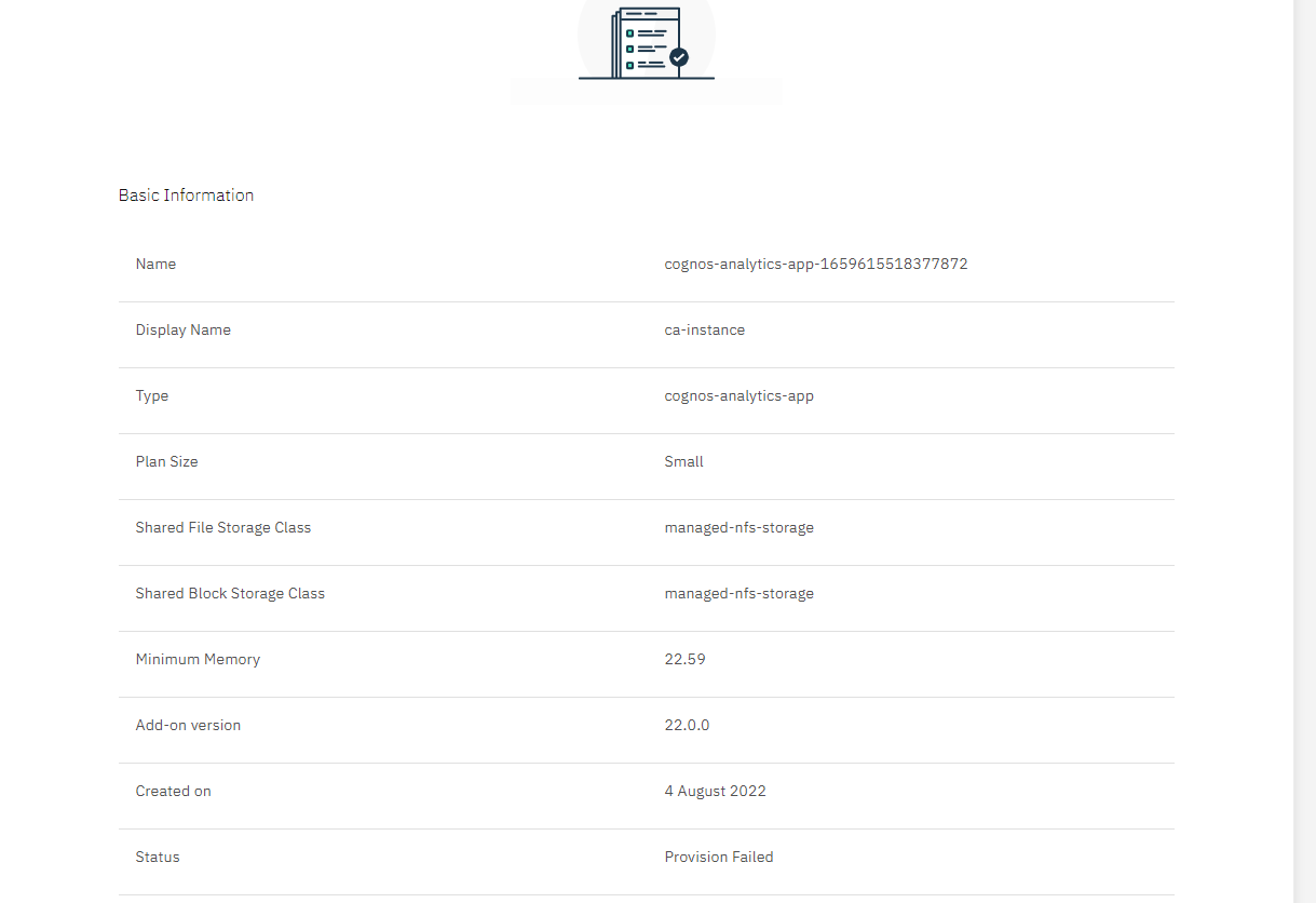Cognos analytics instance deployment failed · Issue #78 · IBM/cloud-pak-deployer · GitHub