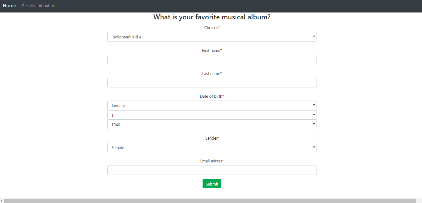 GitHub - mastsiarkou/django-poll: A skeleton django-project that lets ...