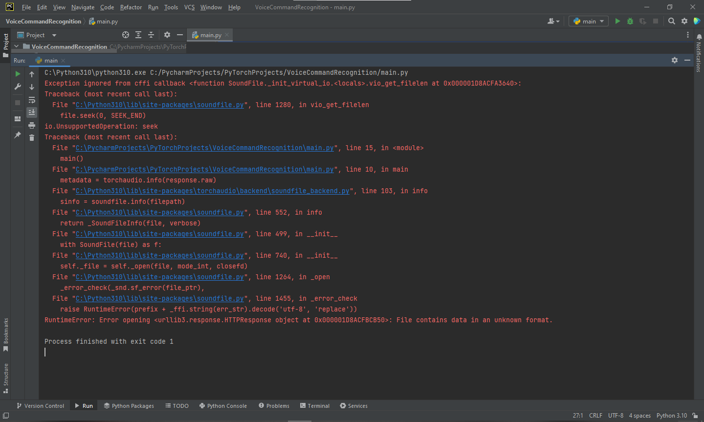Does Not Work · Issue 2651 · Pytorchaudio · Github