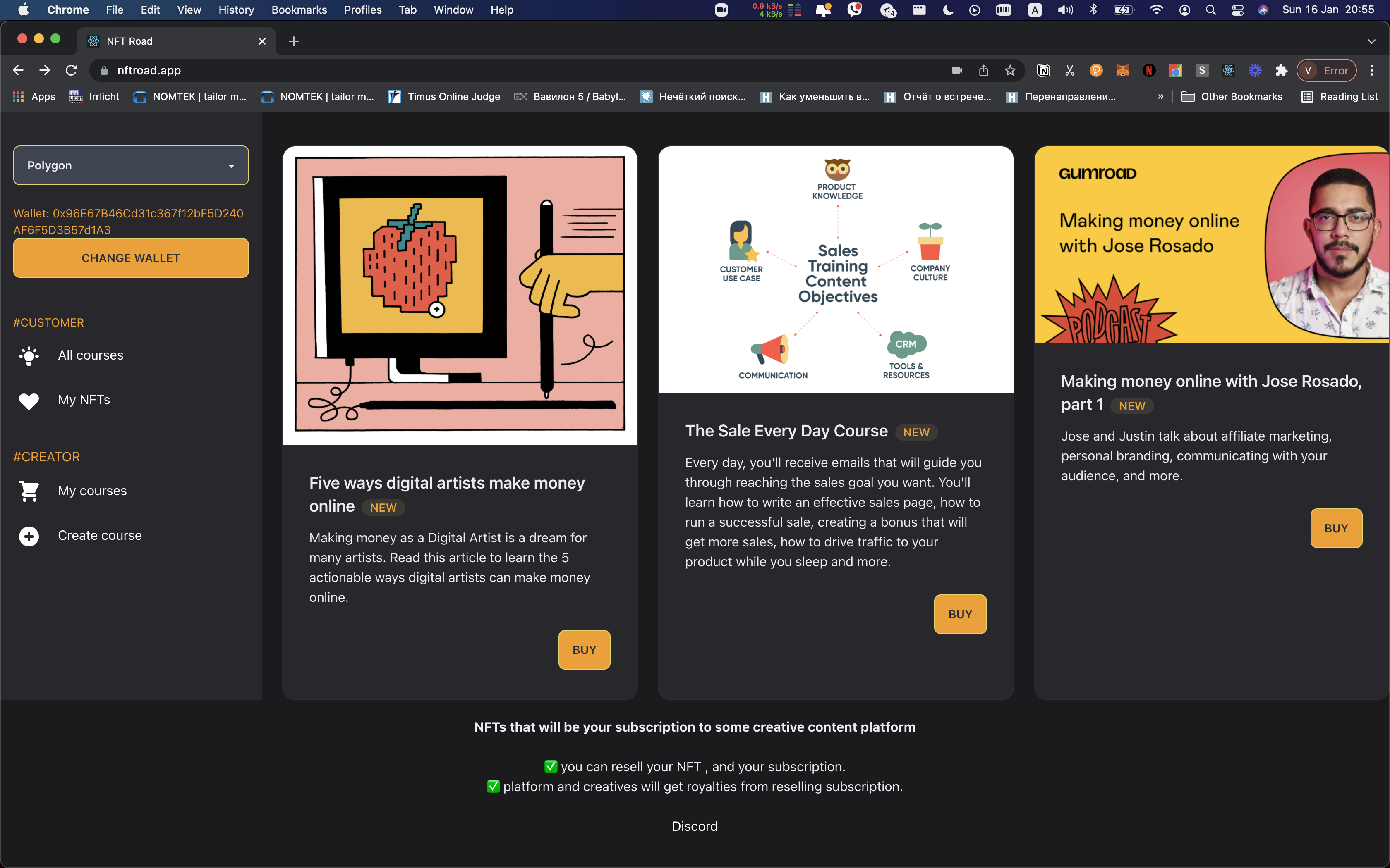 GitHub - Granfalloner/nftroad