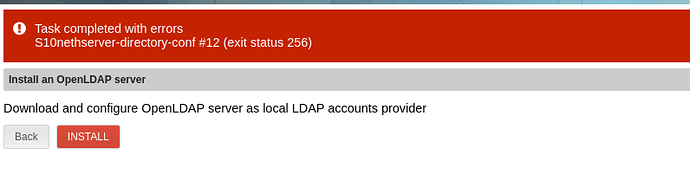 Local Ldap Accounts Provider Installation Error · Issue 5493 · Nethserverdev · Github