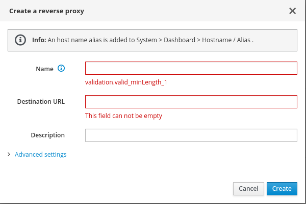 Proxypass: name validator do not allow uppercase · Issue #6038 · NethServer/dev · GitHub