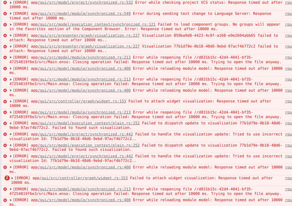 Enso dying on me while I'm trying to Panic.catch with Invalid Version error · Issue #6701 · enso ...