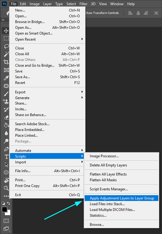 GitHub - lousousa/photoshop-adjustment-layer: This Adobe Photoshop script utility performs the ...