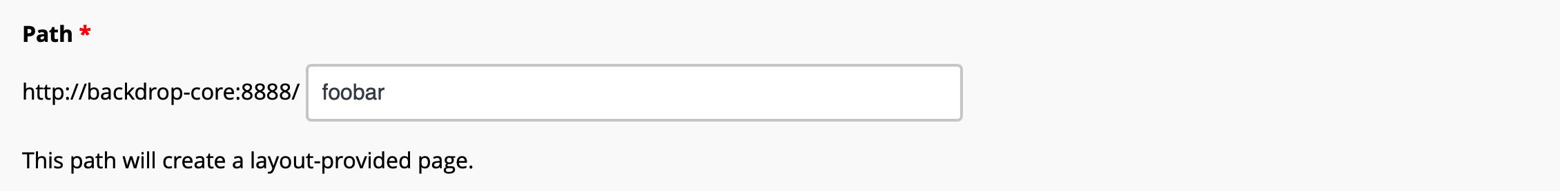 [UX][DX] Improve the description for the Path field on the configure ...