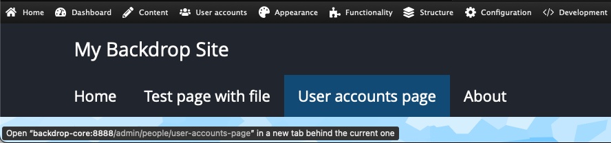 Admin menu doesn't use URL aliases, but other menus do · Issue #6040 · backdrop/backdrop-issues ...