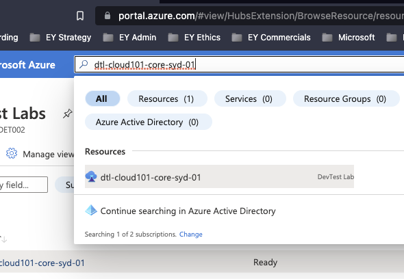 Creating Lab Environment - ey-cloudengineering/cloud-bootcamp-2022-sept GitHub Wiki