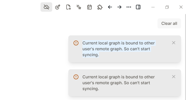 Current local graph is bound to other user's remote graph · Issue #10158 · logseq/logseq · GitHub