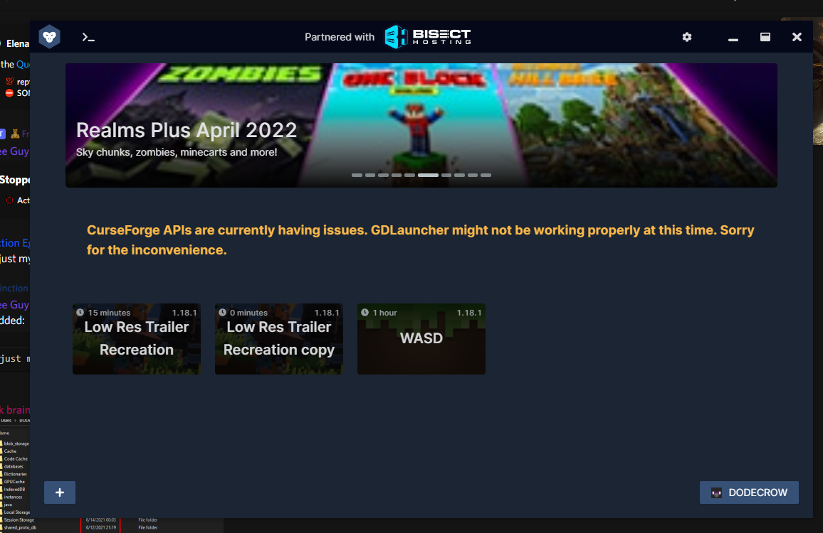 Instances disappeared with no reaosn behind it · Issue #1309 · gorilla-devs/GDLauncher · GitHub