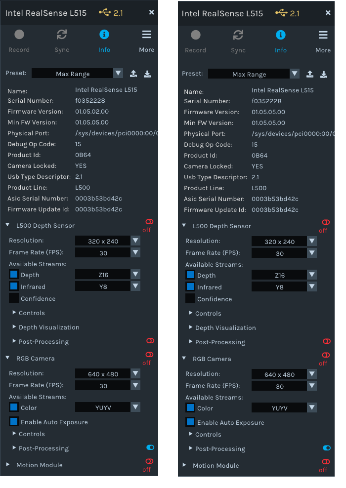 Limited Resolution · Issue #8668 · IntelRealSense/librealsense · GitHub