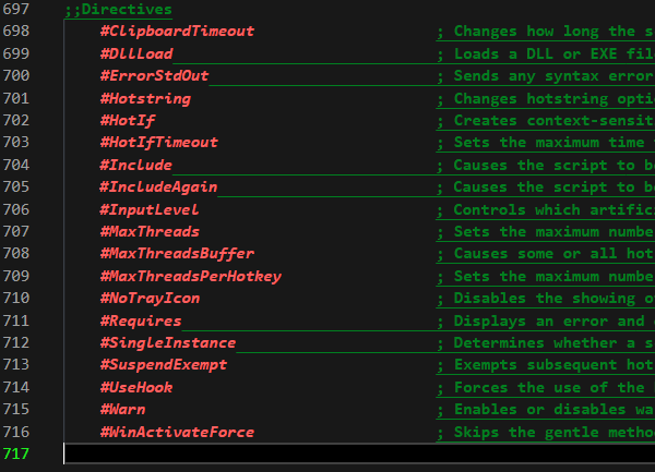 Comments after directives being marked early (Reference Issue #405) · Issue #430 · thqby/vscode ...