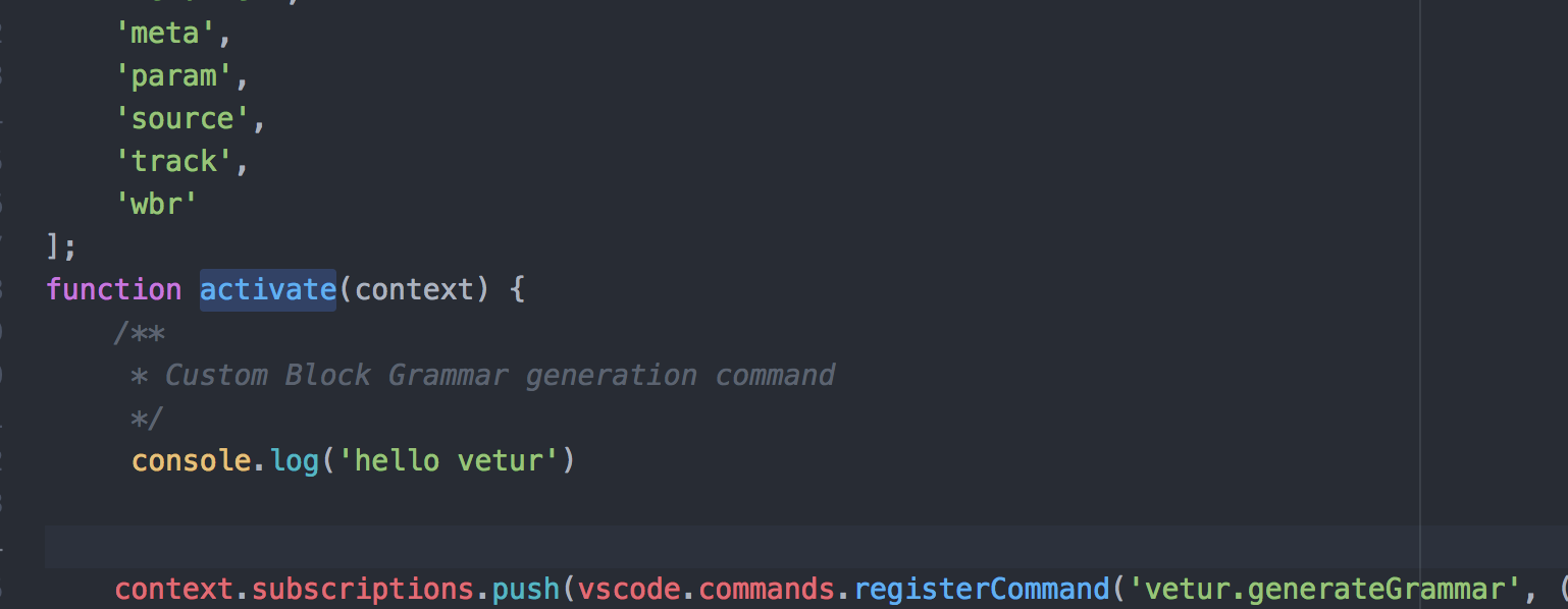 Command "Vetur: Generate grammar from vetur.grammar.customBlocks" not found · Issue #728 · vuejs ...