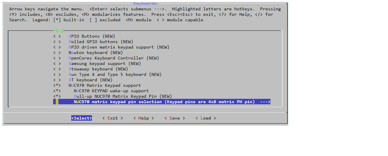 keypad can not wakup the system? · Issue #6 · OpenNuvoton/NUC970_Linux_Kernel · GitHub