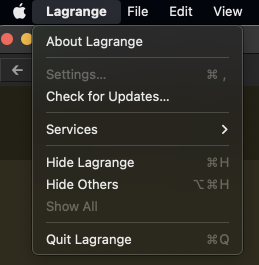 Settings menu not available · Issue #557 · skyjake/lagrange · GitHub