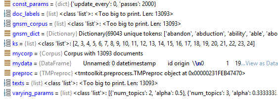 Problems with gensim coherence and coherence_texts · Issue #5 · WZBSocialScienceCenter/tmtoolkit ...