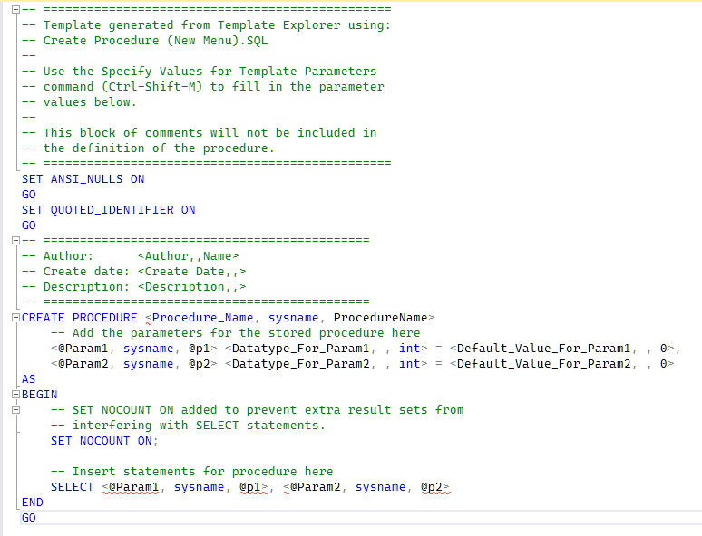 Why is the syntax wrong when creating a SQLSERVER stored procedure? · Issue #1083 · HeidiSQL ...