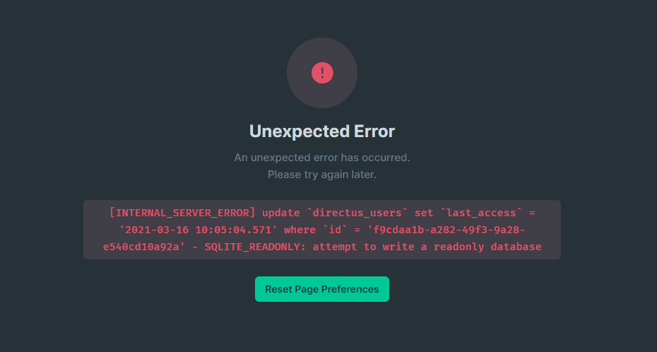 Make error messages in UI selectable · Discussion #4553 · directus ...