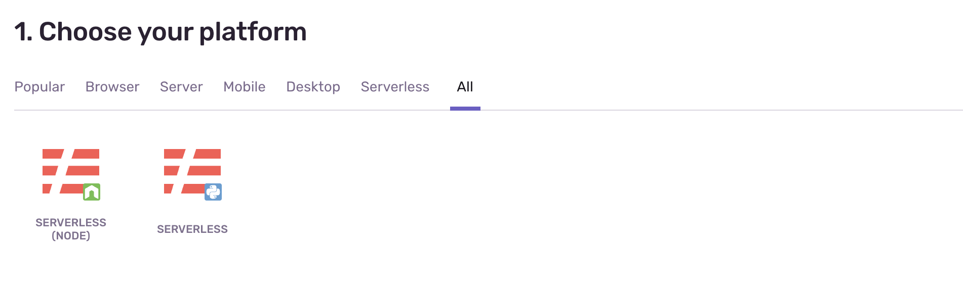 Remove duplicate Express from project selection · Issue #48687 · getsentry/sentry · GitHub