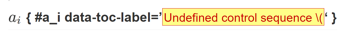 TOC doesn't show header which includes formulas correctly · Issue #895 · Python-Markdown ...