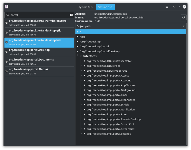 xdg-desktop-portal does not expose screencast interface from kde · Issue #757 · flatpak/xdg ...