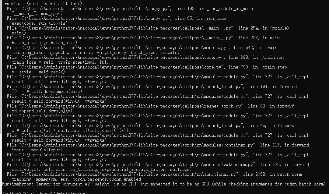 training problem,i can't run it well. · Issue #176 · MouseLand/cellpose · GitHub