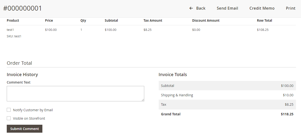 Incorrect Tax showing for online Credit Memo · Issue #26284 · magento/magento2 · GitHub