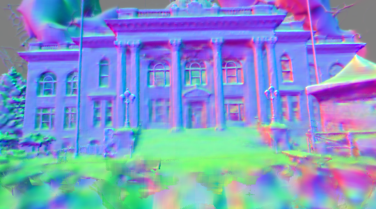Poor results (mesh and rendered normals) on Courthouse · Issue #109 · NVlabs/neuralangelo · GitHub