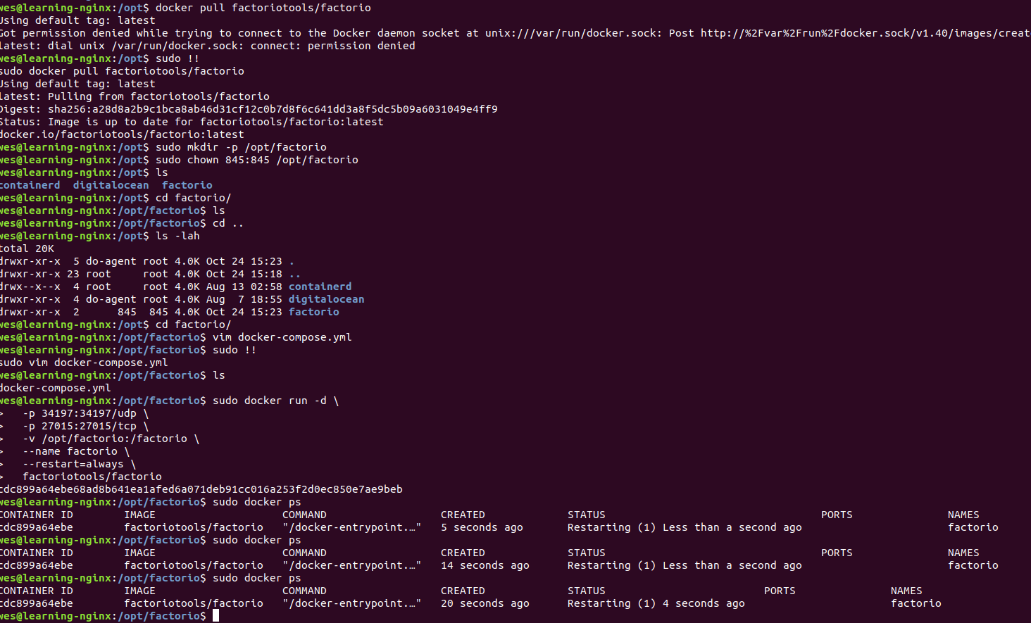 Recently Started Receiving Error On Docker Container Startup Max Work Done Per Tick · Issue