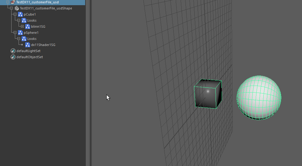 [MAYA-123329] DX11shader not saved in USD file, mesh will have no "Looks" associated with it ...