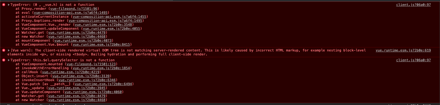 I Can Not Connect To Nuxtjs · Issue 116 · Pqinavue Filepond · Github 