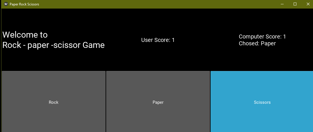 GitHub - krnithishkumar/RockPaperScissors-Game: Developed rock-paper ...
