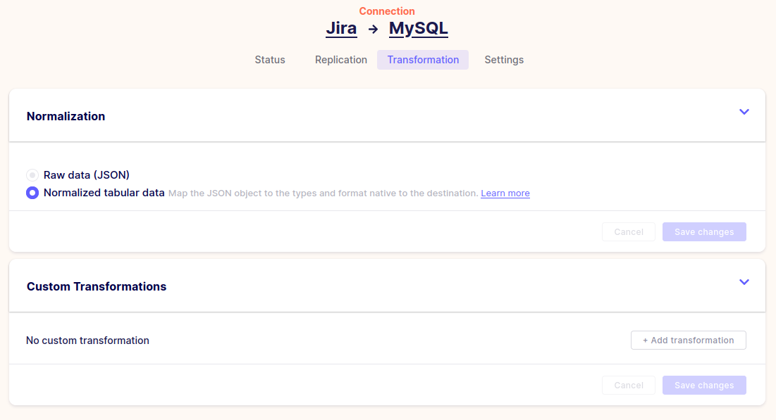 Destination MySQL: error normalization step integration using Source Jira · Issue #11853 ...