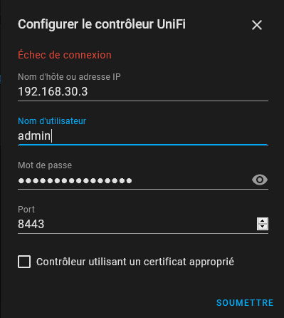Unifi integration setup 'Connection failed' · Issue #50797 · home-assistant/core · GitHub