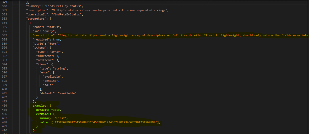 Horizontal scrollbar for path and query parameters · Issue #1958 · Redocly/redoc · GitHub