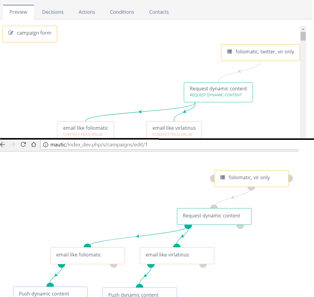 Campaign preview by GaberNeighbor · Pull Request #4912 · mautic/mautic · GitHub