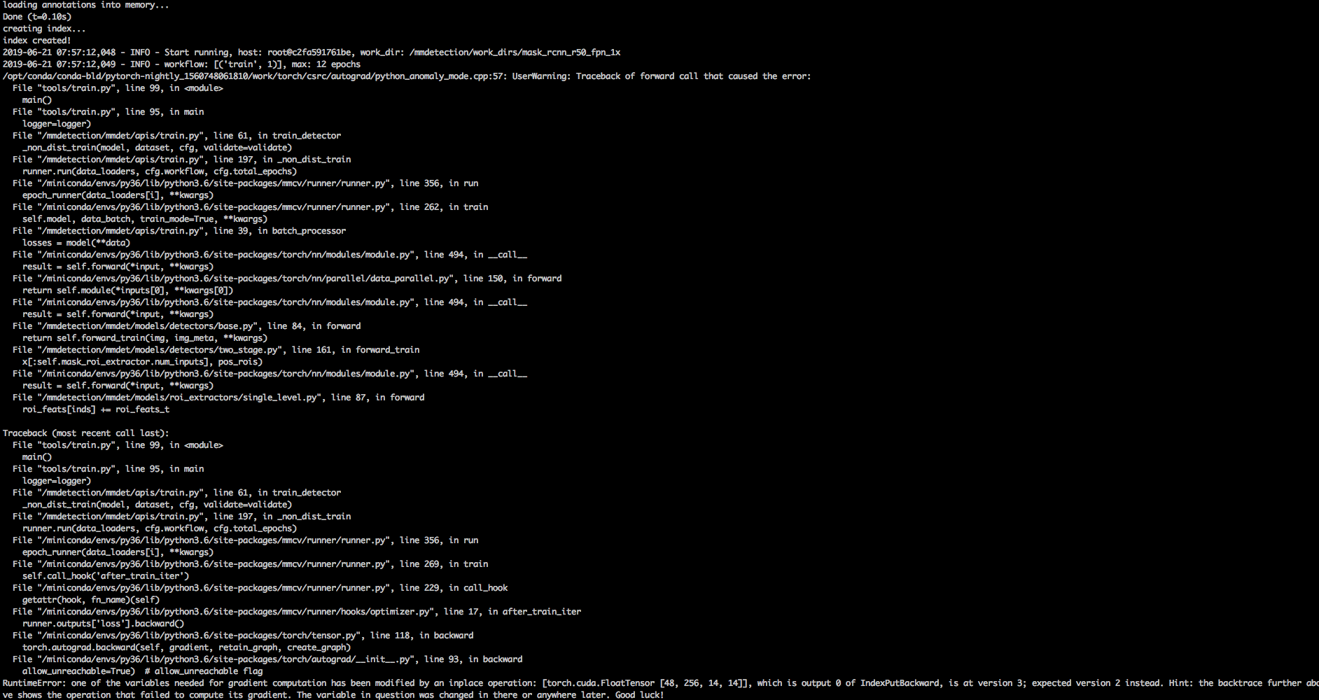 Runtimeerror One Of The Variables Needed For Gradient Computation Has Been Modified By An