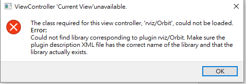 RVIZ initialization failed in win10, Orbit cant be loaded · Issue #1755 · ros-visualization/rviz ...