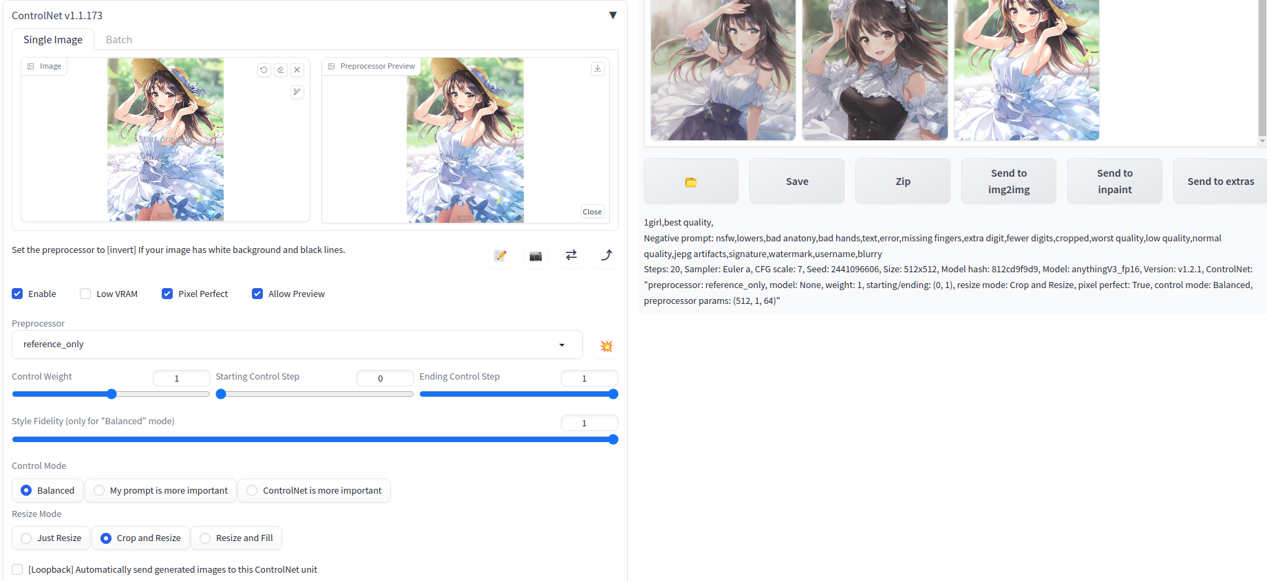 [Major Update] Reference-only Control · Issue #1299 · Mikubill/sd-webui-controlnet · GitHub