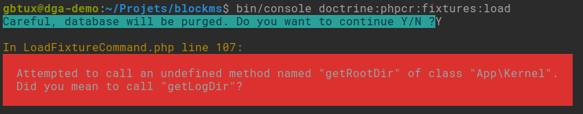 Loading fixtures · Issue #356 · doctrine/DoctrinePHPCRBundle · GitHub