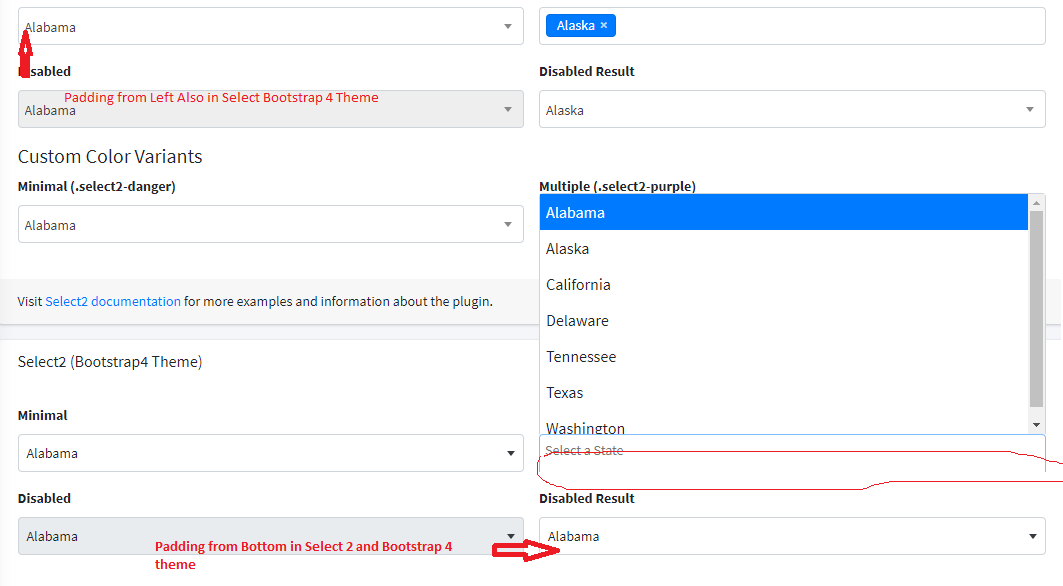 Select2 Padding Issue with text-sm class · Issue #2370 · ColorlibHQ/AdminLTE · GitHub