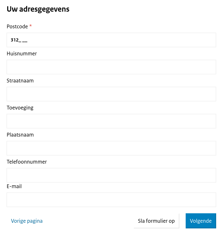 Postal Code Field Does Not Apply Validation · Issue 1076 · Open 