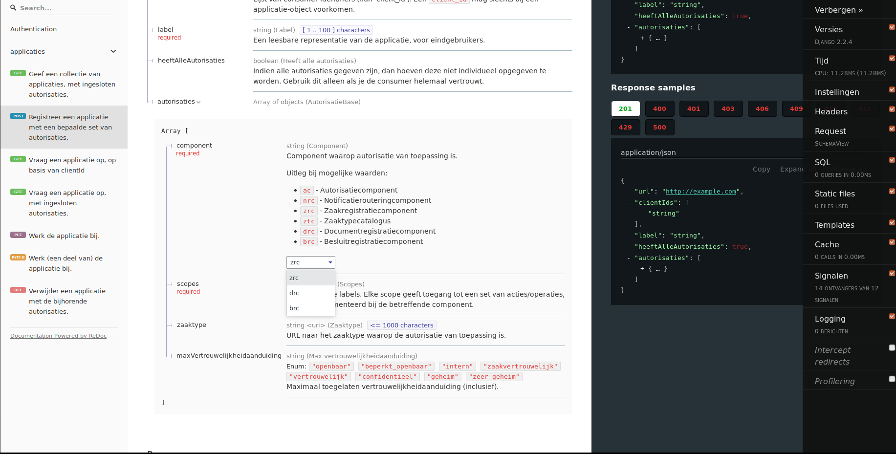 In the schema of Authorizations the Autorisatie.component enum is not complete · Issue #105 ...