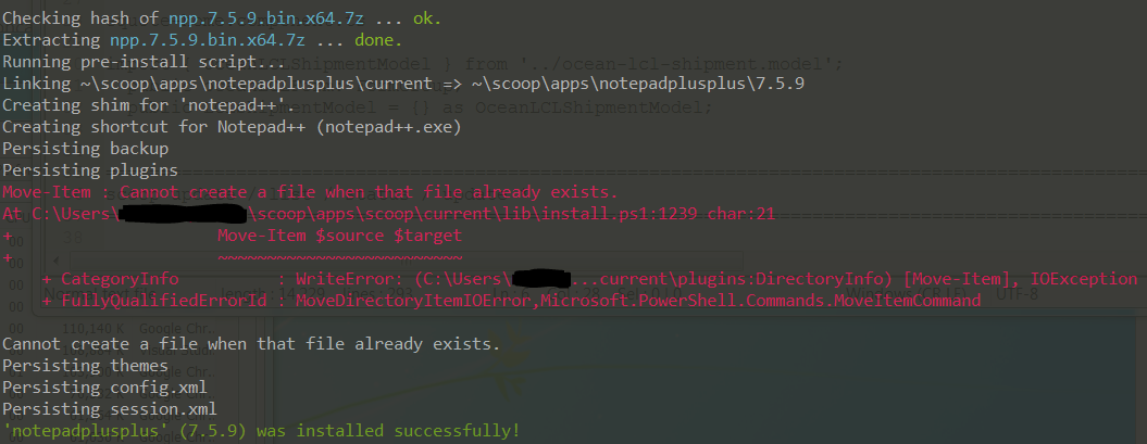 Notepadplusplus Pm Missing After Notepadplusplus Update · Issue 4929 · Scoopinstaller Extras