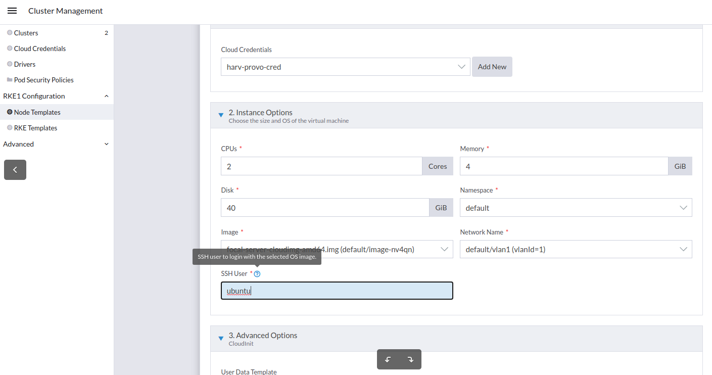 [Enhancement] Better instance config descriptions of Harvester RKE1 & RKE2 node driver · Issue ...