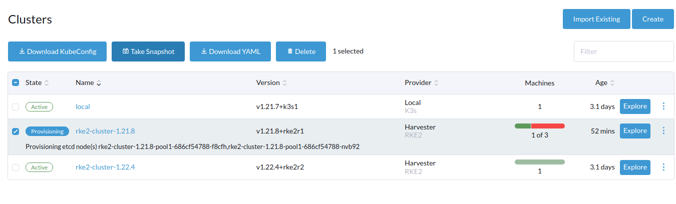 RKE2 cluster provisioning broken since v1.21.8 release · Issue #36051 · rancher/rancher · GitHub