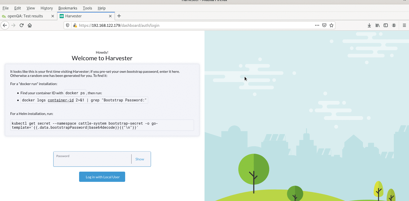 [BUG] First time login shows Rancher UI and show up "object has been modified", requires second ...