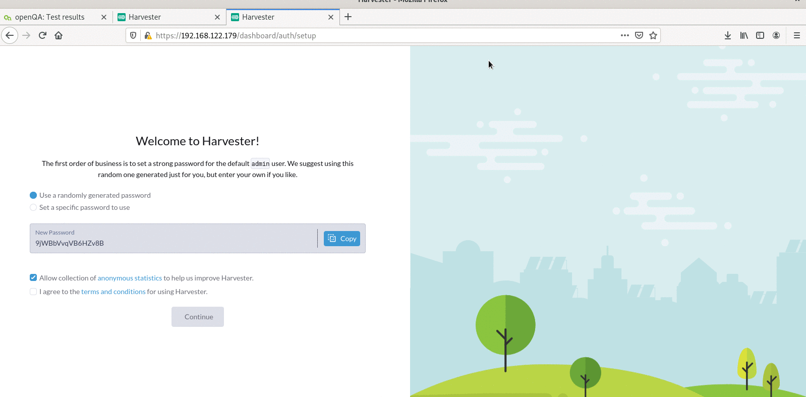 [BUG] First time login shows Rancher UI and show up "object has been modified", requires second ...